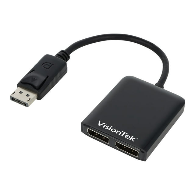 Visiontek Displayport to Dual Displayport Adapter MST Hub - Walmart.com