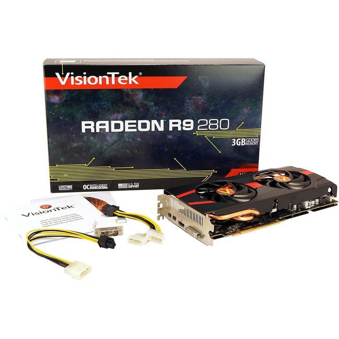 Visiontek Radeon R9 280 3GB GDDR5 PCI E - Walmart.com