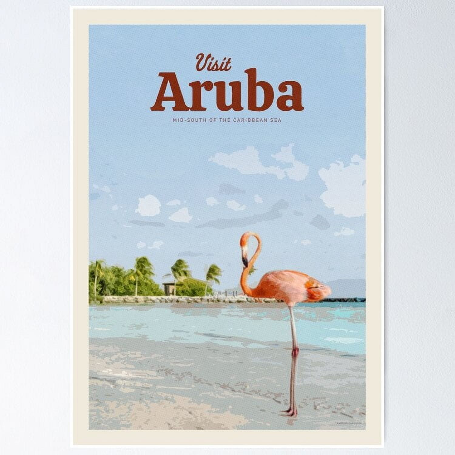 Visit Aruba Poster, 24x36 UNFRAMED - Walmart.com
