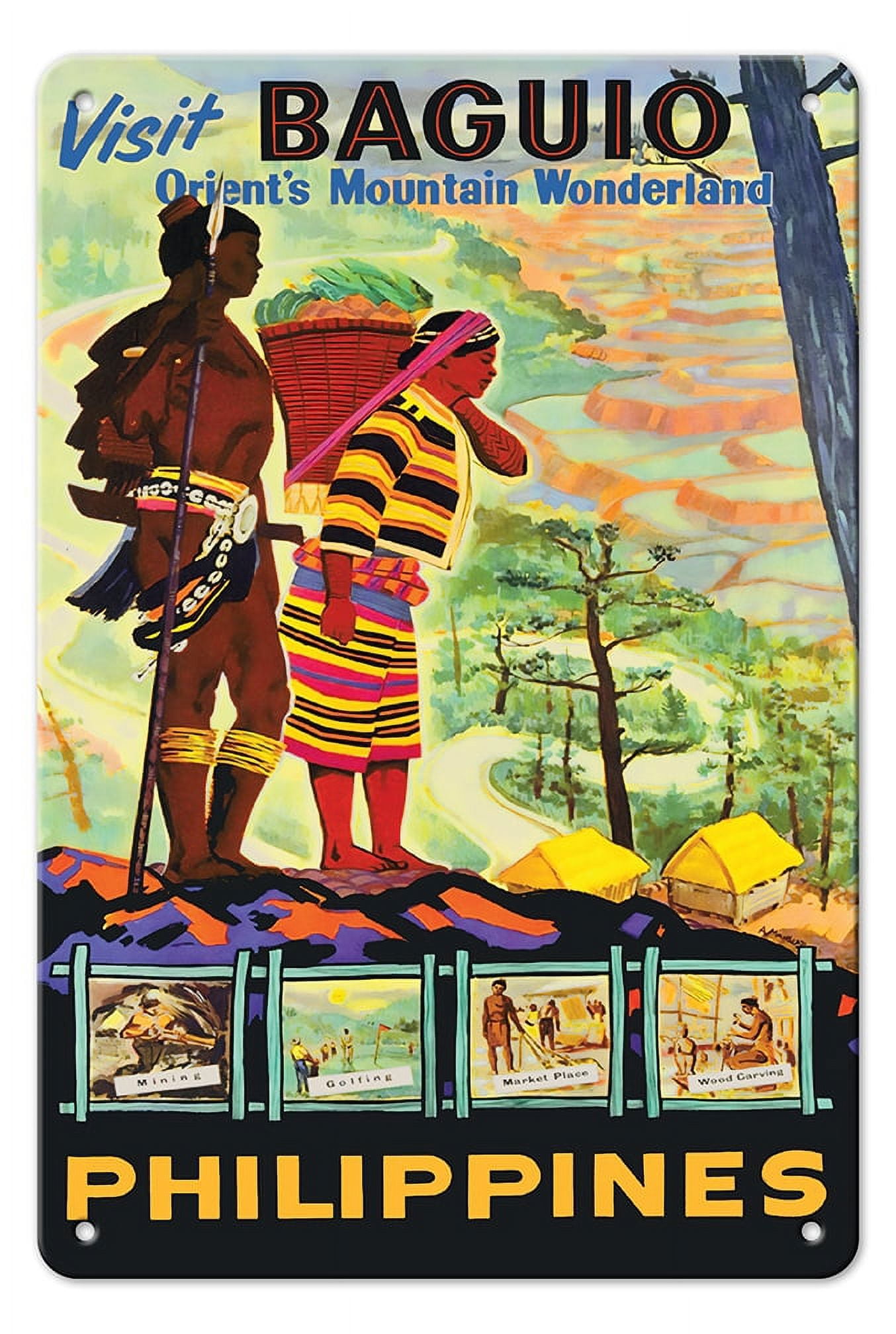 Visit Baguio Philippines - Orient’s Mountain Wonderland - Vintage ...