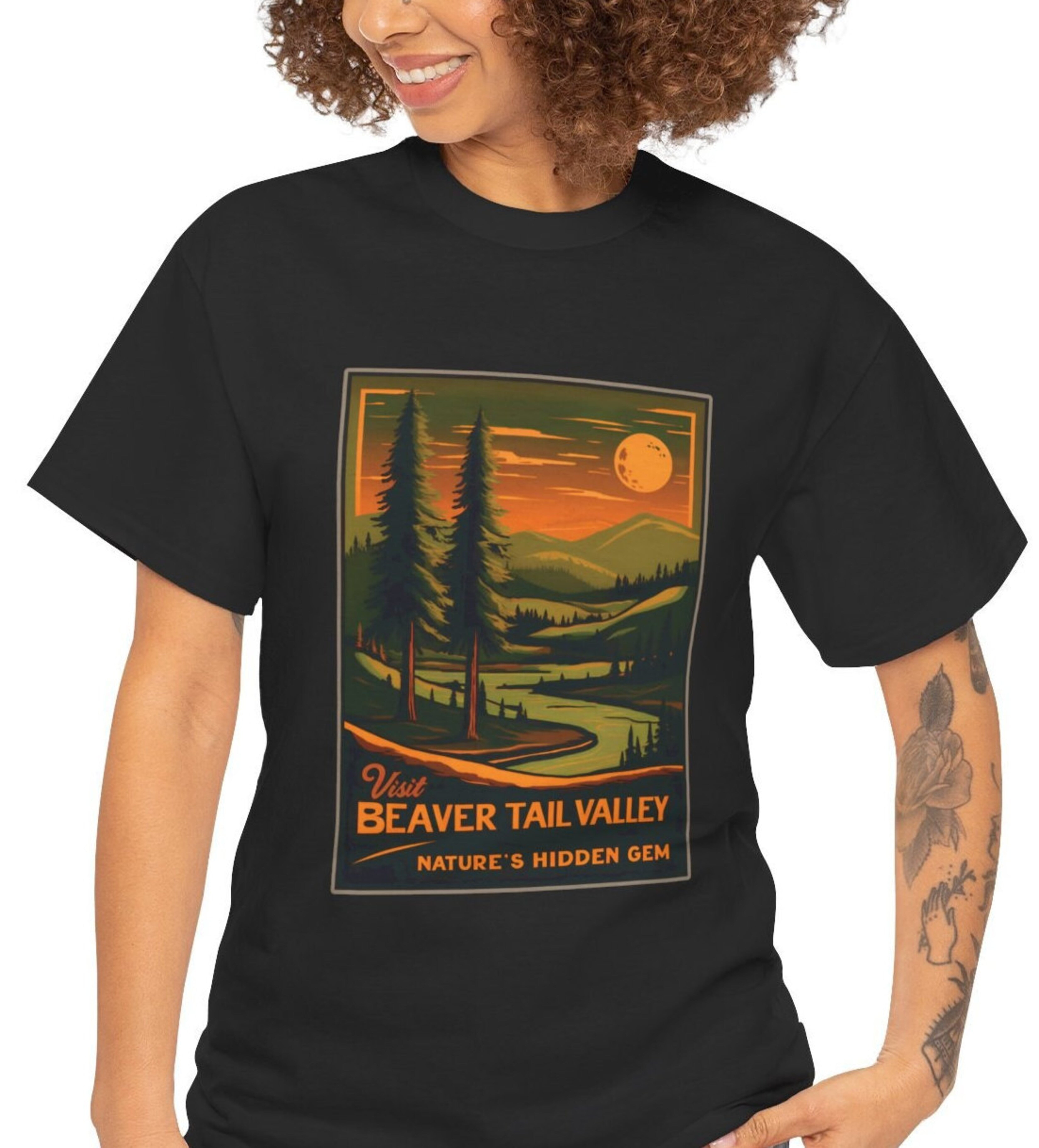 Visit Beaver Tail Valley Nature T-Shirt, Nature's Hidden Gem Scenic TShirt, Beaver Tail Valley ...
