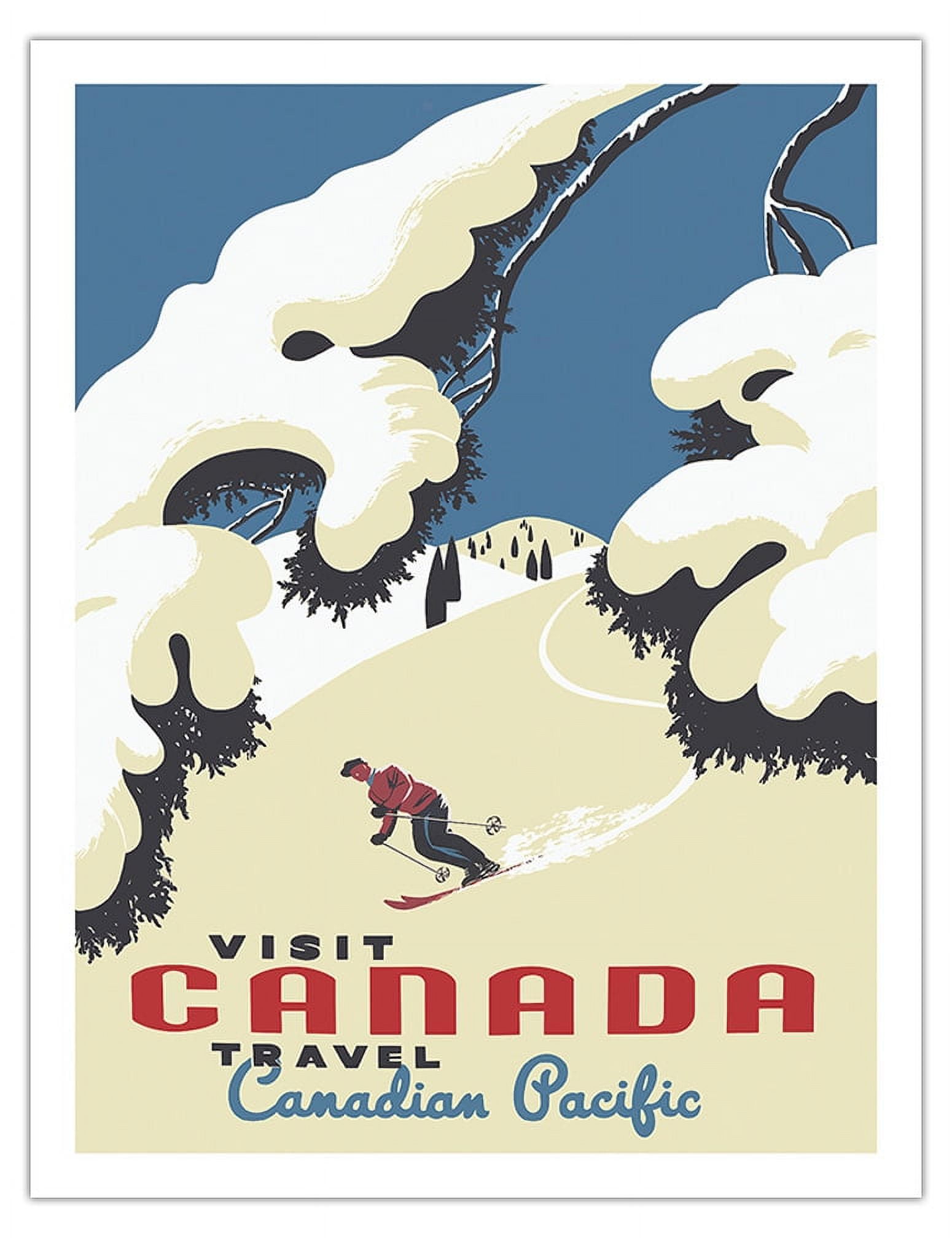Visit Canada - Skiing - Travel Canadian Pacific - Vintage Railroad ...