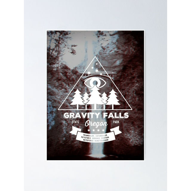 Visit Gravity Falls, Oregon! Canvas Poster Decor Landscape Office Room ...