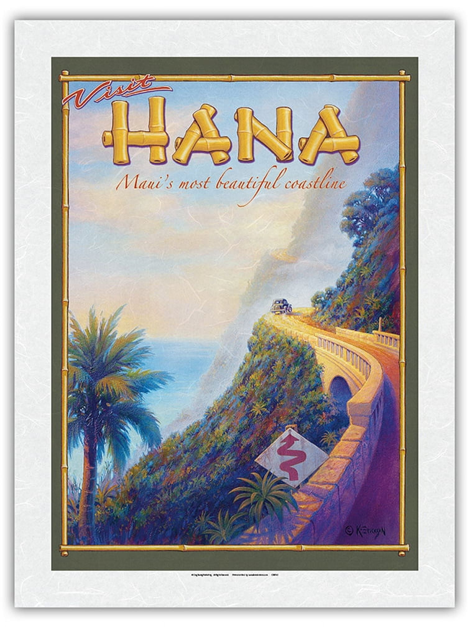 Visit Hana - Maui’s Most Beautiful Coastline - Hawaii - Vintage ...