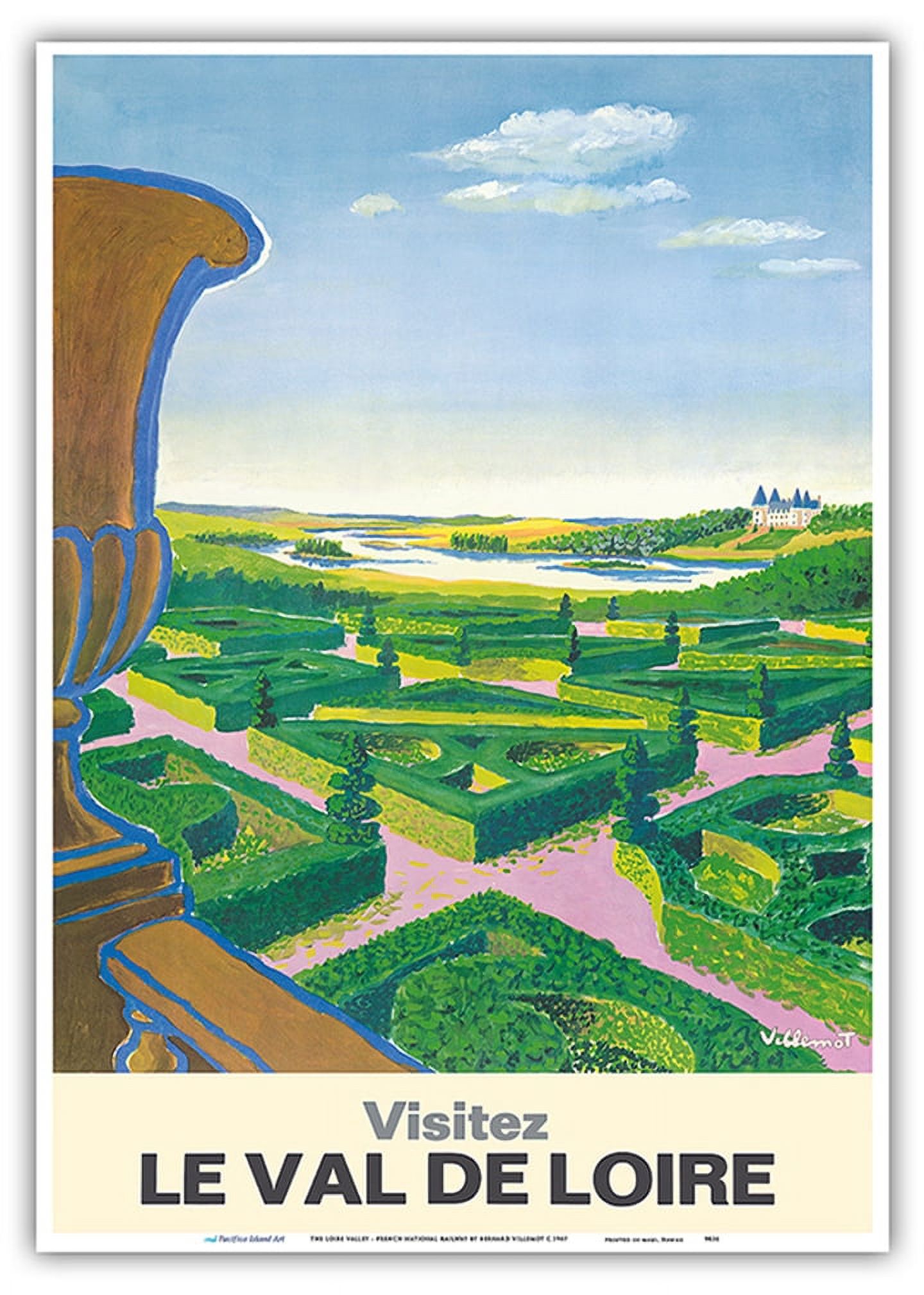 Visit the Loire Valley (Visitez Le Val De Loire) - French National Railway - Vintage Railroad ...