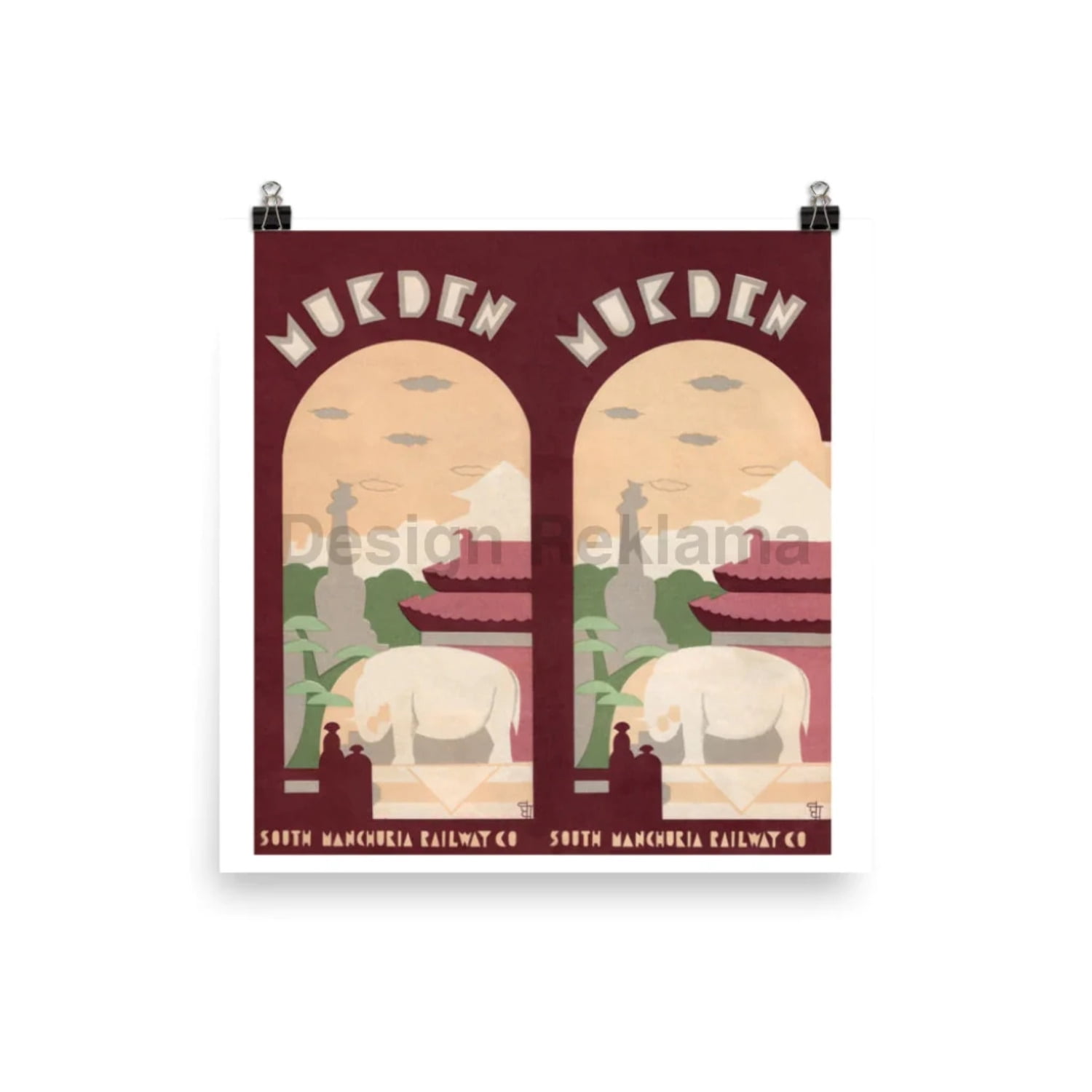 Visit Mukden, Manchuria issued by the South Manchuria Railway, 1933 ...