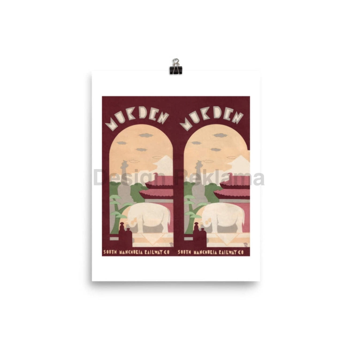 Visit Mukden, Manchuria issued by the South Manchuria Railway, 1933 ...