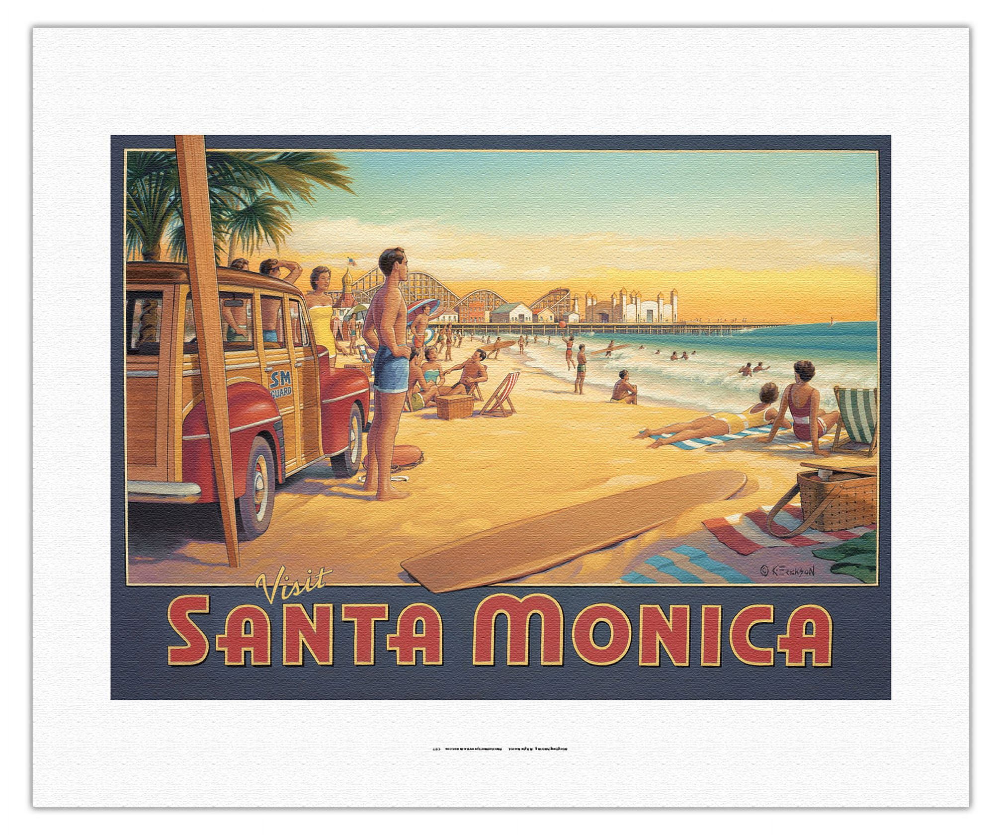 Visit Santa Monica California Santa Monica Pier Vintage Travel visit-santa-monica-california-santa-monica-pier-vintage-travel