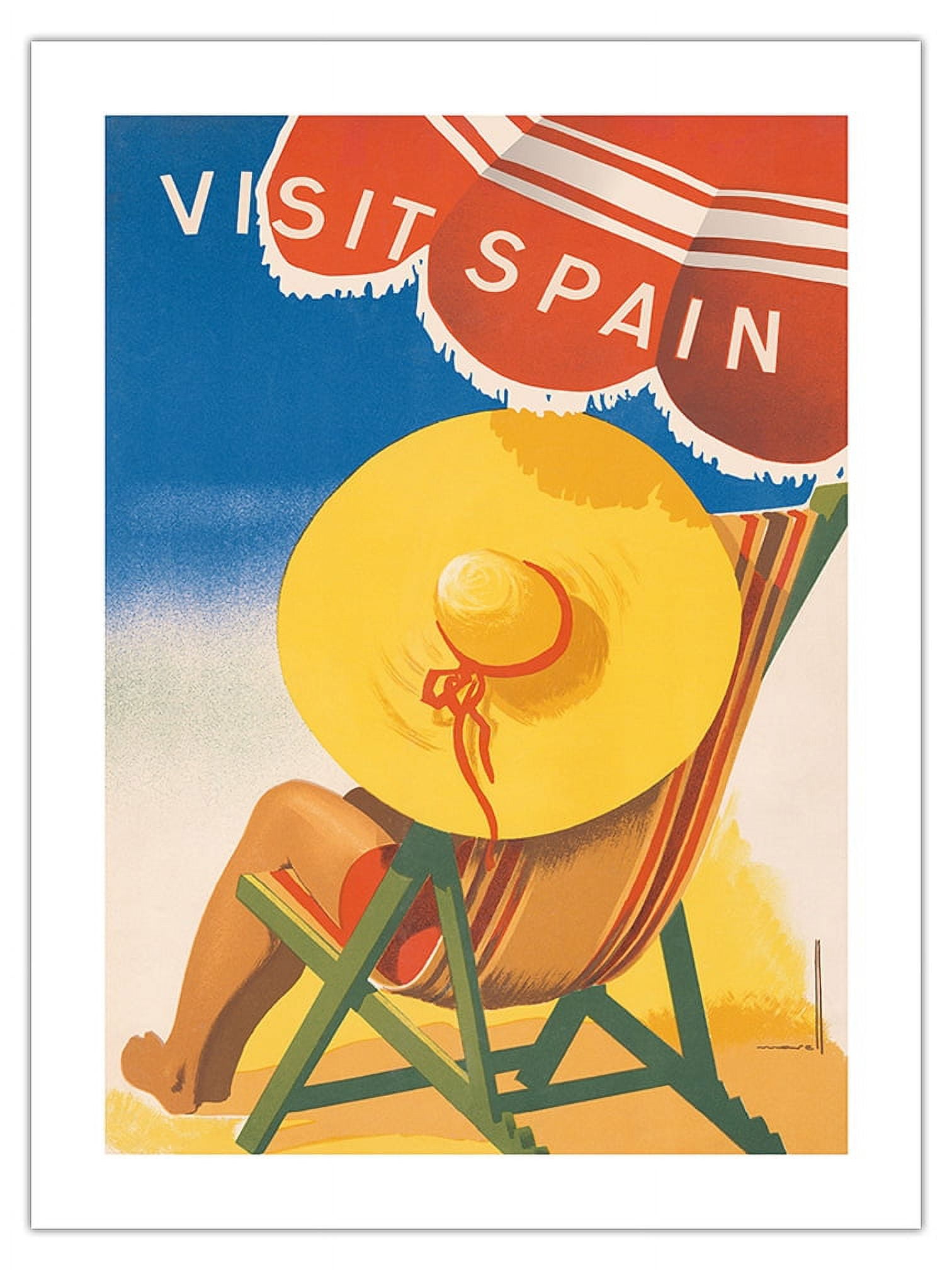 Visit Spain - Cala Ratjada Mallorca Resort - Vintage Travel Poster by ...