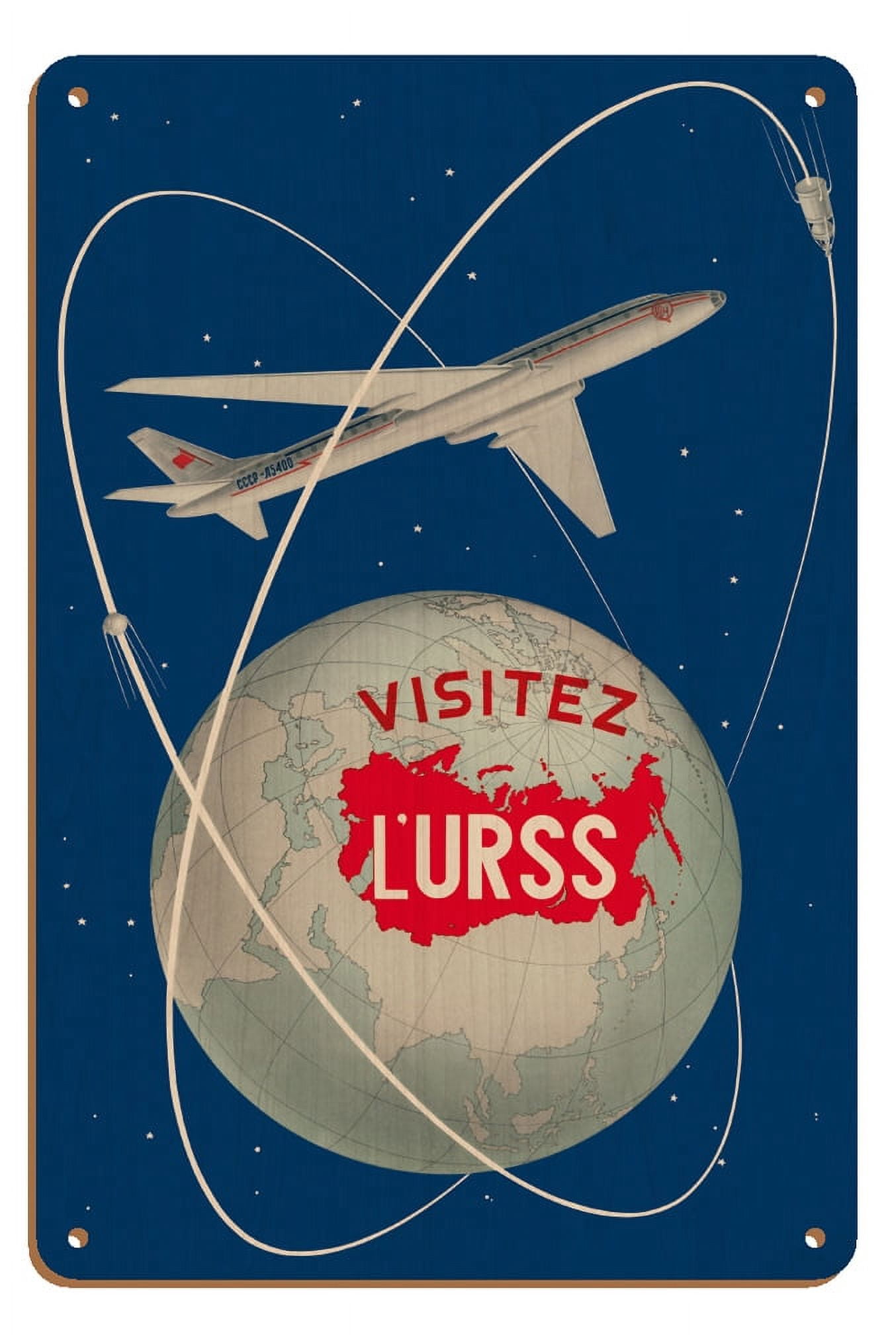 Visit U.S.S.R. (Visitez L‘URSS) - Soviet Sputnik Satellites - Russian ...