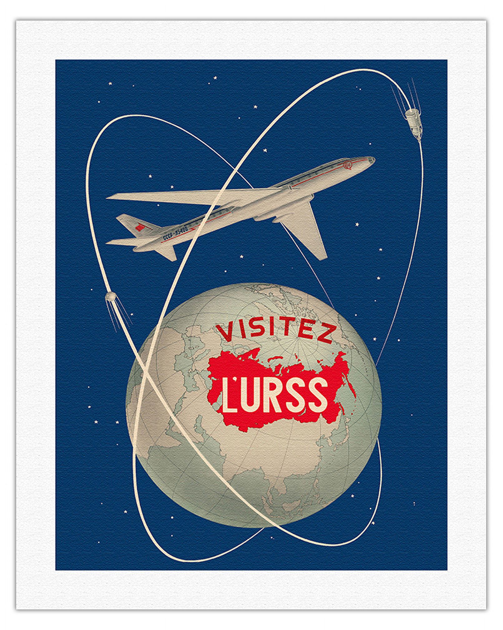 Visit U.S.S.R. (Visitez L‘URSS) - Soviet Sputnik Satellites - Russian ...