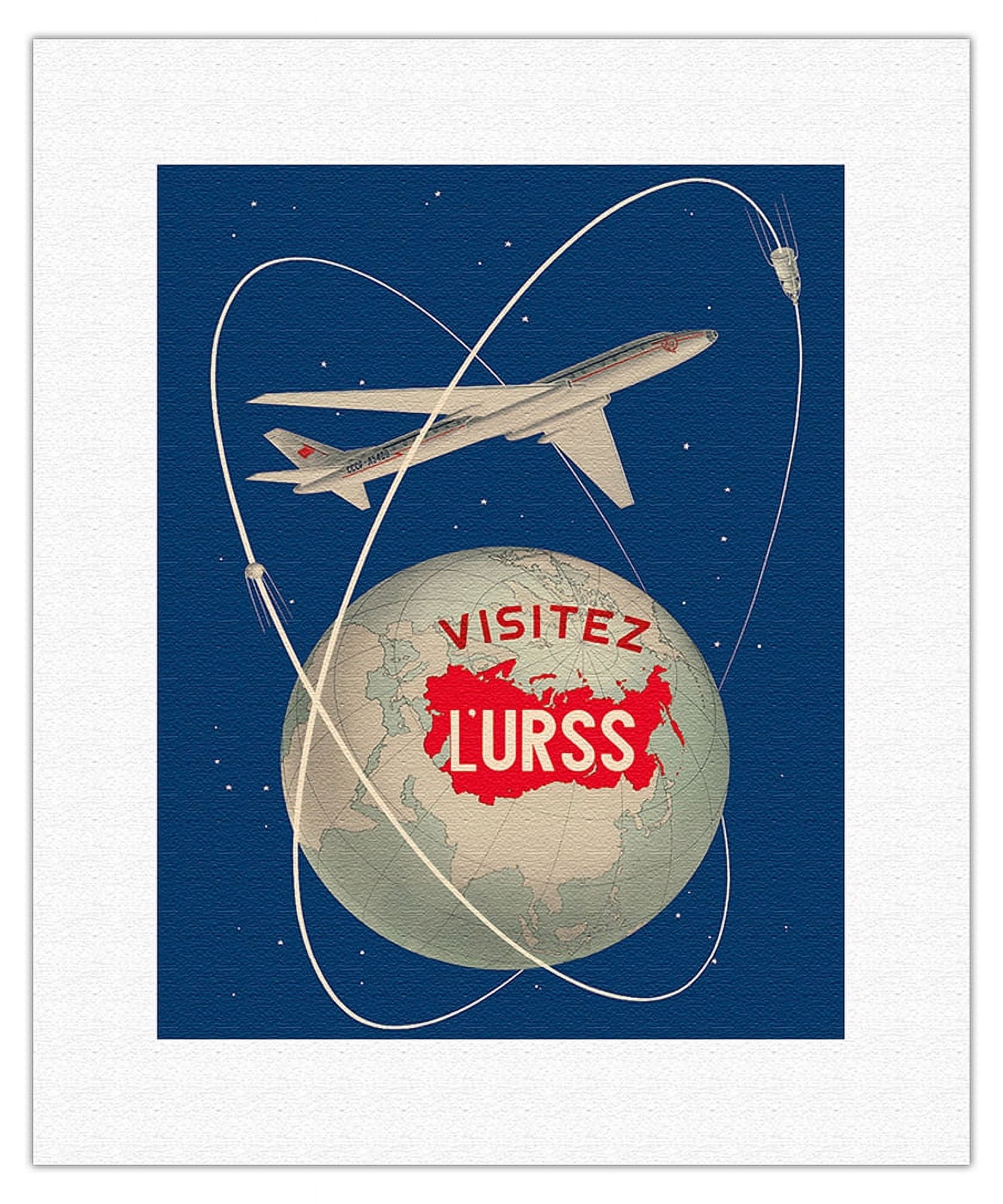 Visit U.S.S.R. (Visitez L‘URSS) - Soviet Sputnik Satellites - Russian ...