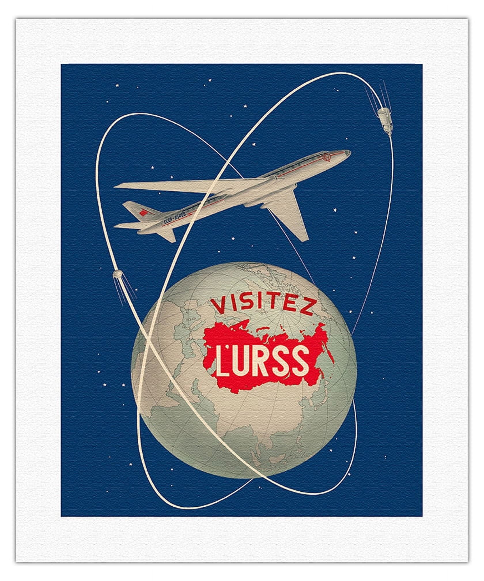 Visit U.S.S.R. (Visitez L‘URSS) - Soviet Sputnik Satellites - Russian ...
