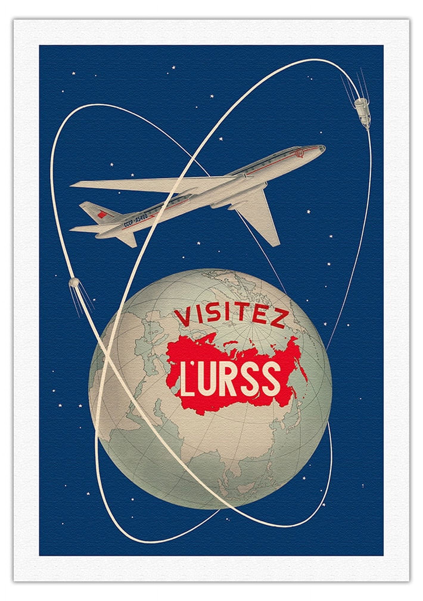 Visit U.S.S.R. (Visitez L‘URSS) - Soviet Sputnik Satellites - Russian ...