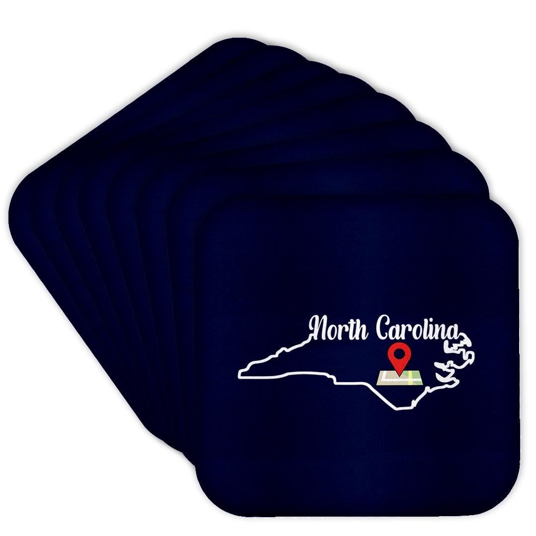 3drose, Visiting North Carolina Here State Outline Travel Marker, Set ...