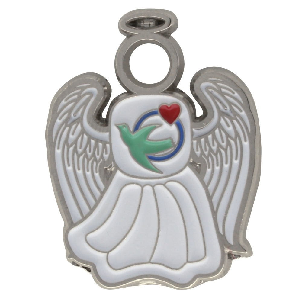 Visiting Nurse Guardian Angel Pins, White Set of 3 Pins - Walmart.com