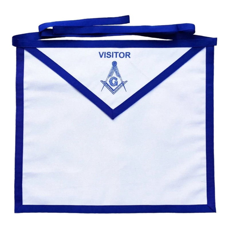 Visitor Blue Lodge Apron - Classic White Duck Cotton - Walmart.com