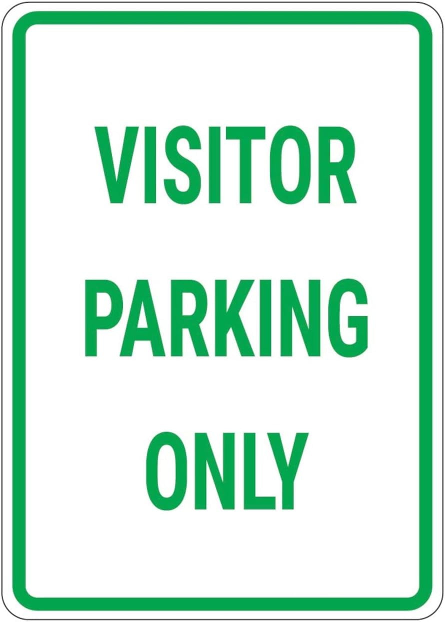 Visitor Parking Only Sign Signs/Parking Lot Signs Metal Sign Danger ...
