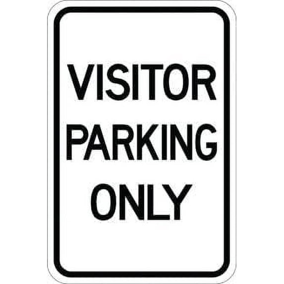 Visitor Parking Only Parking Signs Metal Sign Tin Sign 8x12 Inch ...