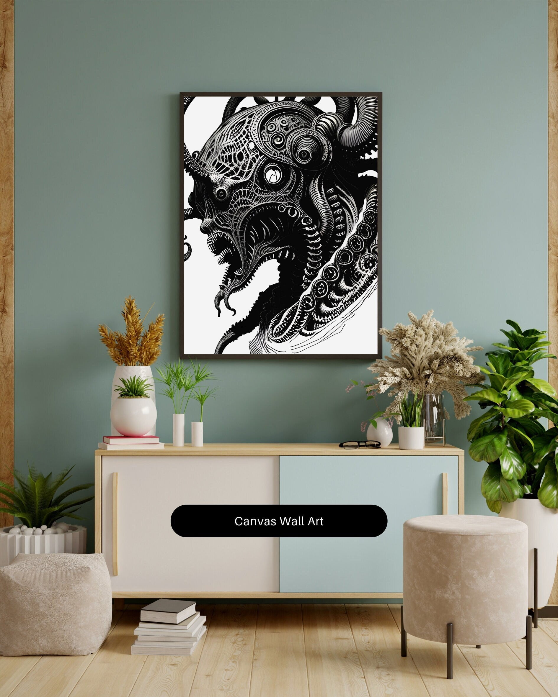 Visitor from Beyond - Canvas Wall Art - Walmart.com