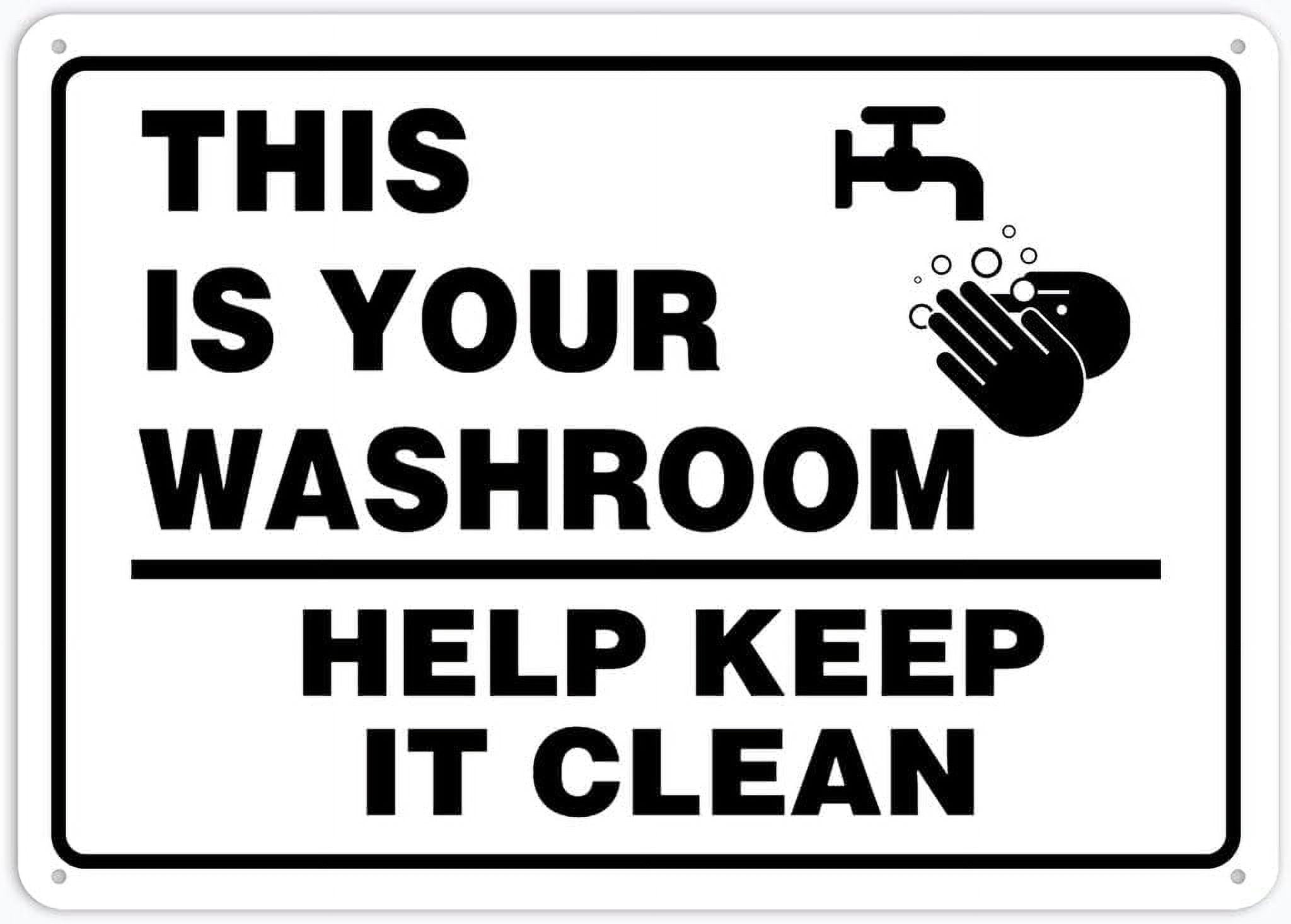 Visitors Please Register At Office Tin Sign For Bathroom Cave Home Wall ...