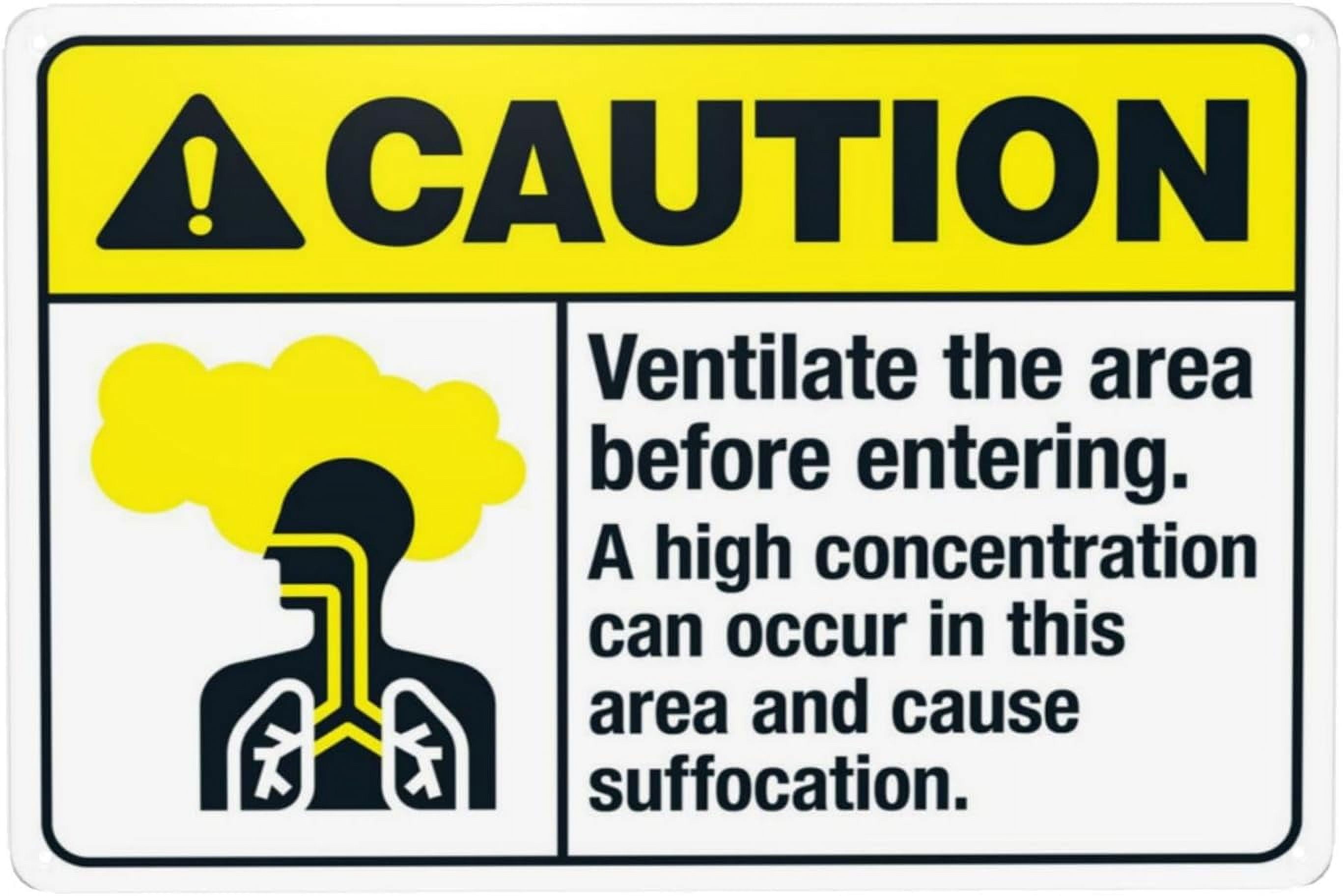 Visitors Secure Pass At The Plant Office Metal Warning Sign, Business ...