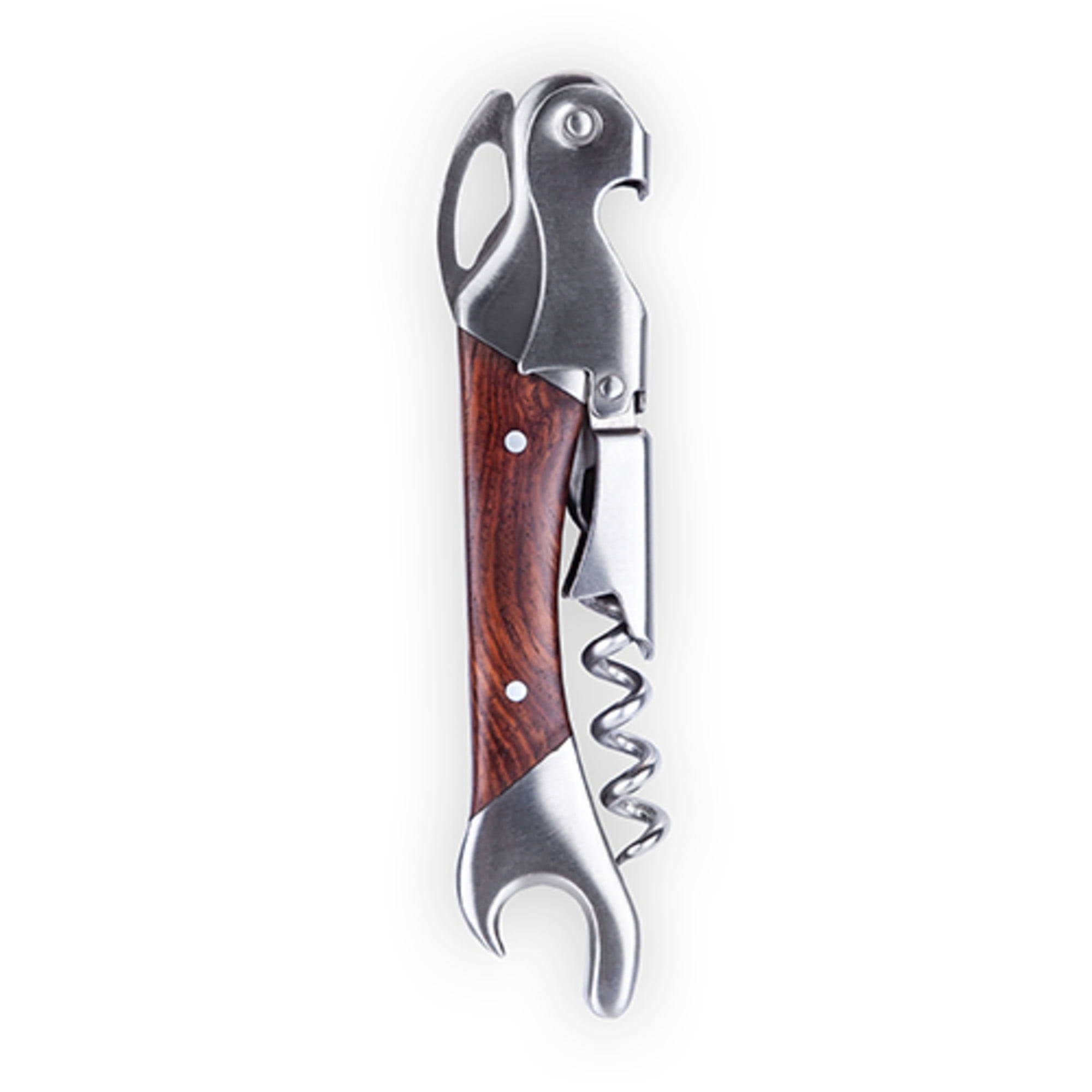 Viski Oversized Double Hinged Waiter’s Corkscrew - Wine Bottle Opener ...