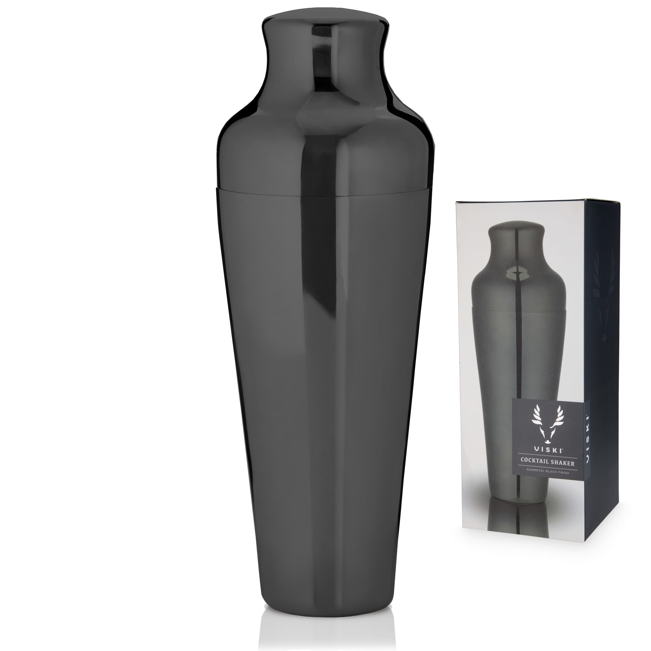 Viski Gunmetal Parisian Cocktail Shaker, Drink Shaker, Home Bar Gifts ...