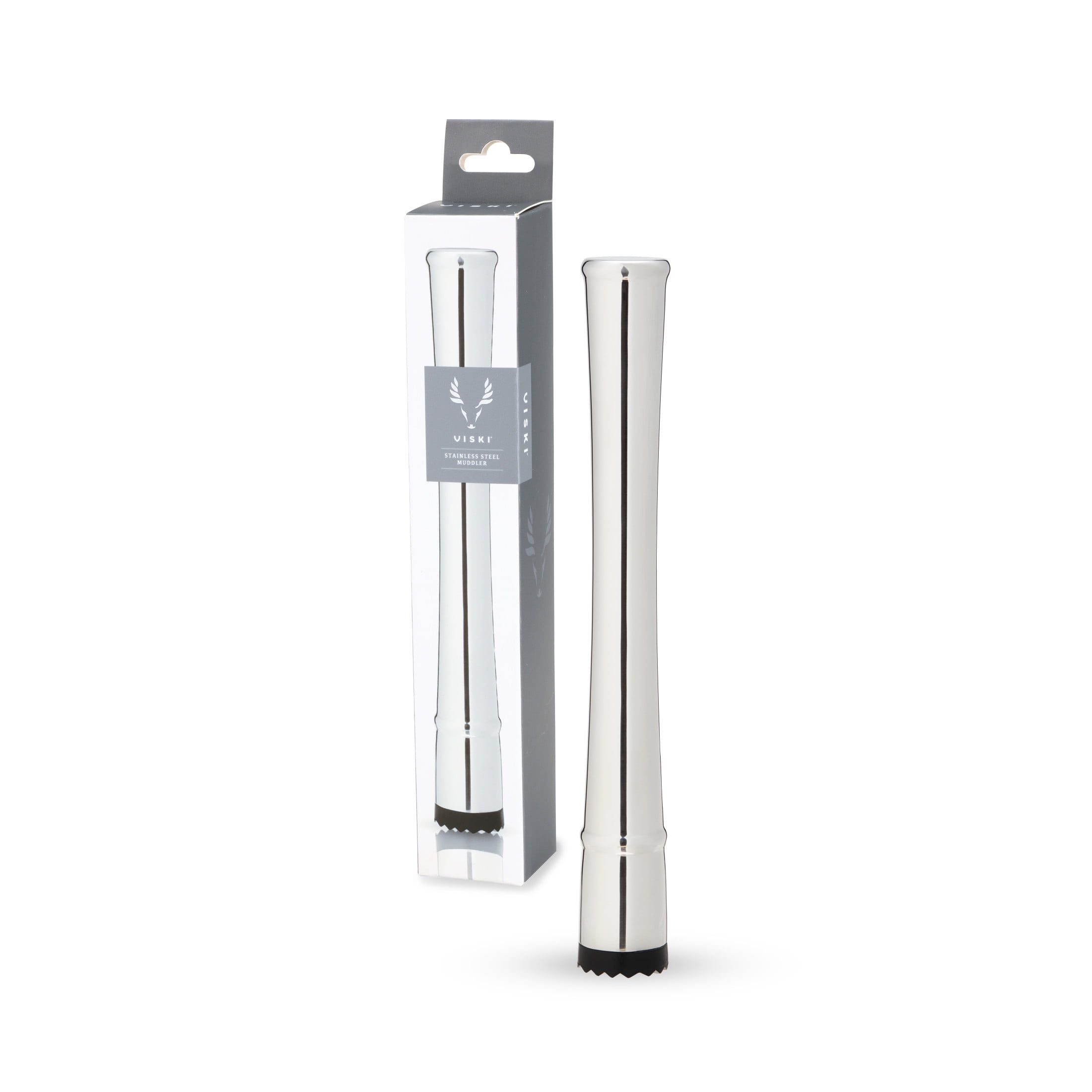 Viski Stainless Steel Muddler for Cocktails, Herbs, Fruits, Spices Home ...