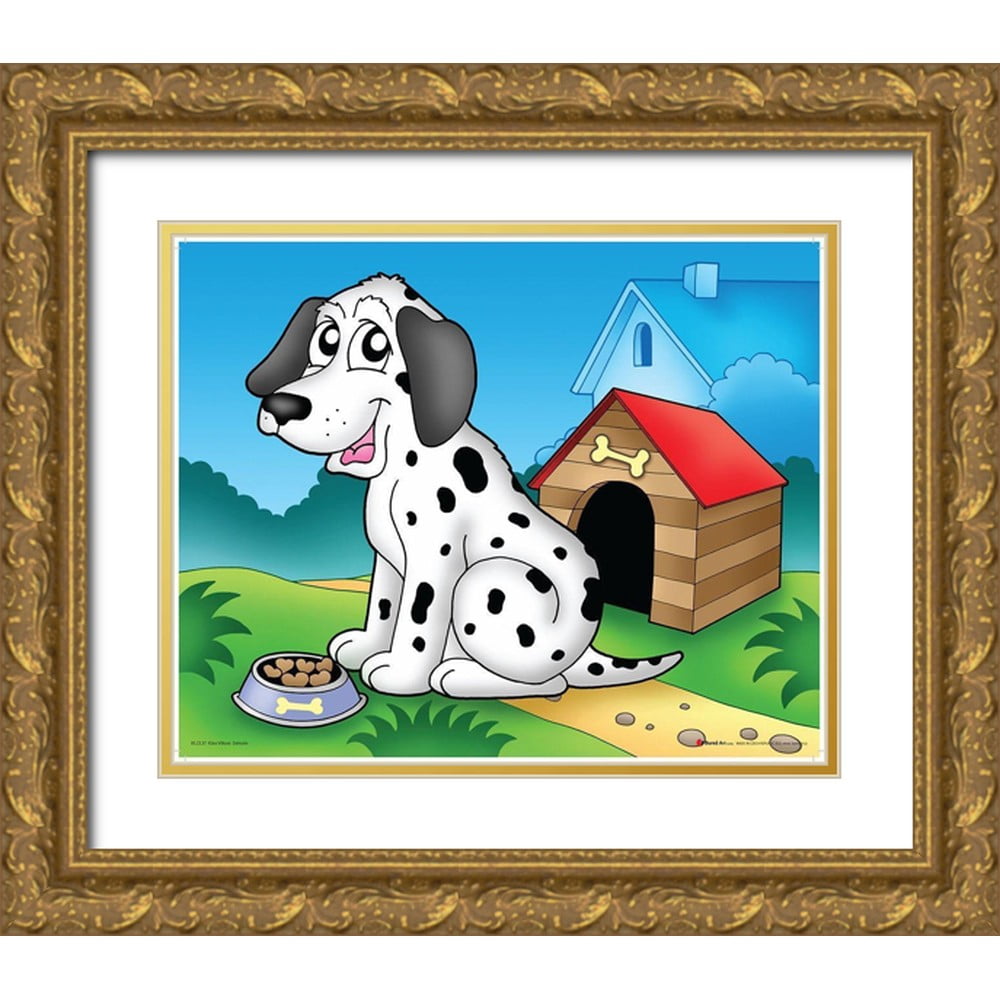 Viskova, Klara 18x15 Gold Ornate Wood Framed with Double Matting Museum ...