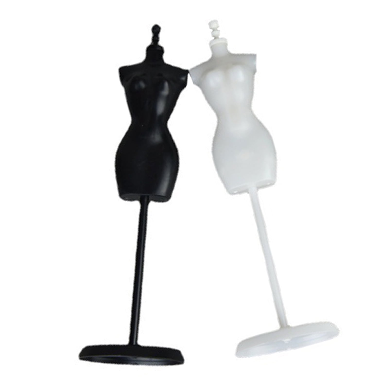 Visland （1/2 PCS）Doll Dress Form Cloth Gown Plastic Demountable Display ...