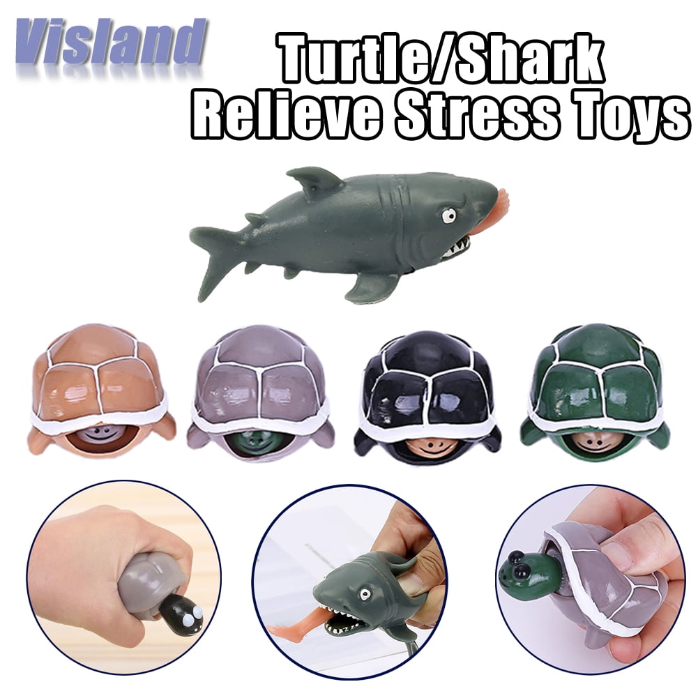 Visland （1 PC）Turtle/Shark Relieve Stress Toys for Children Adults ...