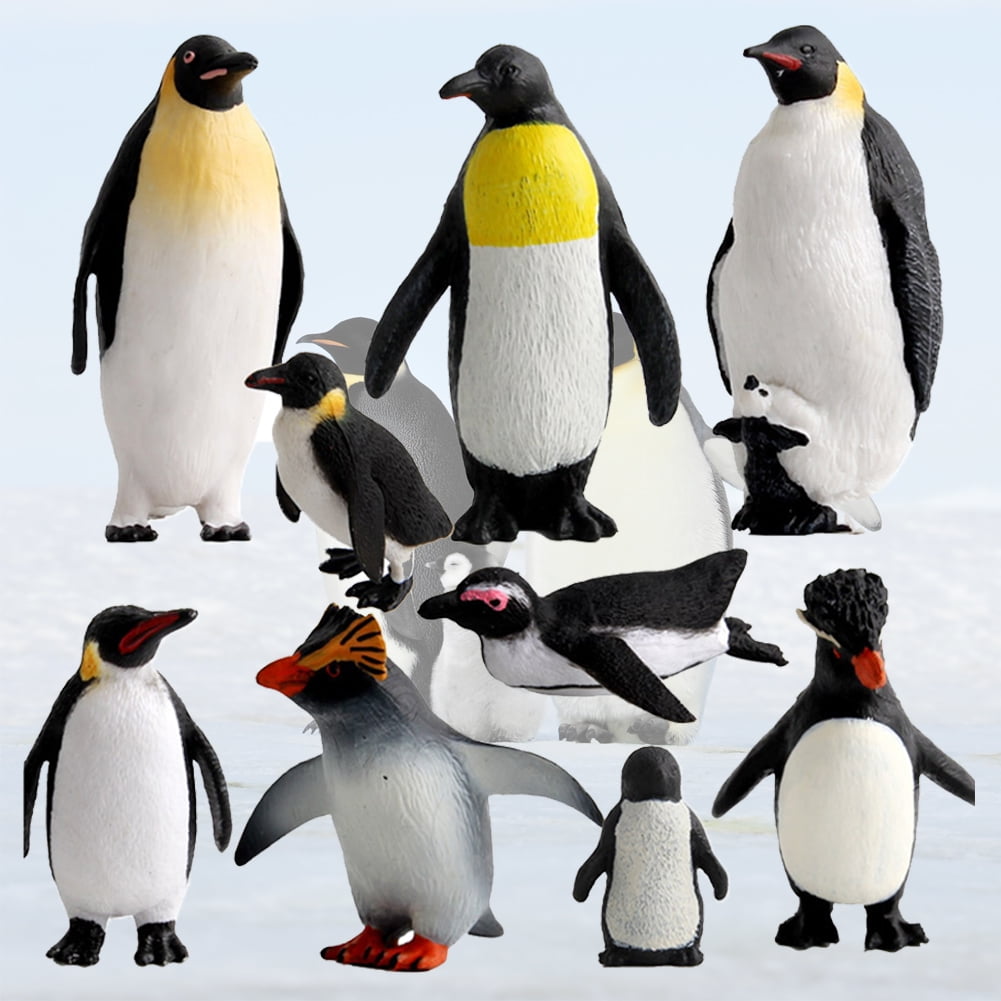 Visland 1 SET / 1 PCS Penguin Figurines Polar Arctic Animal Figures ...
