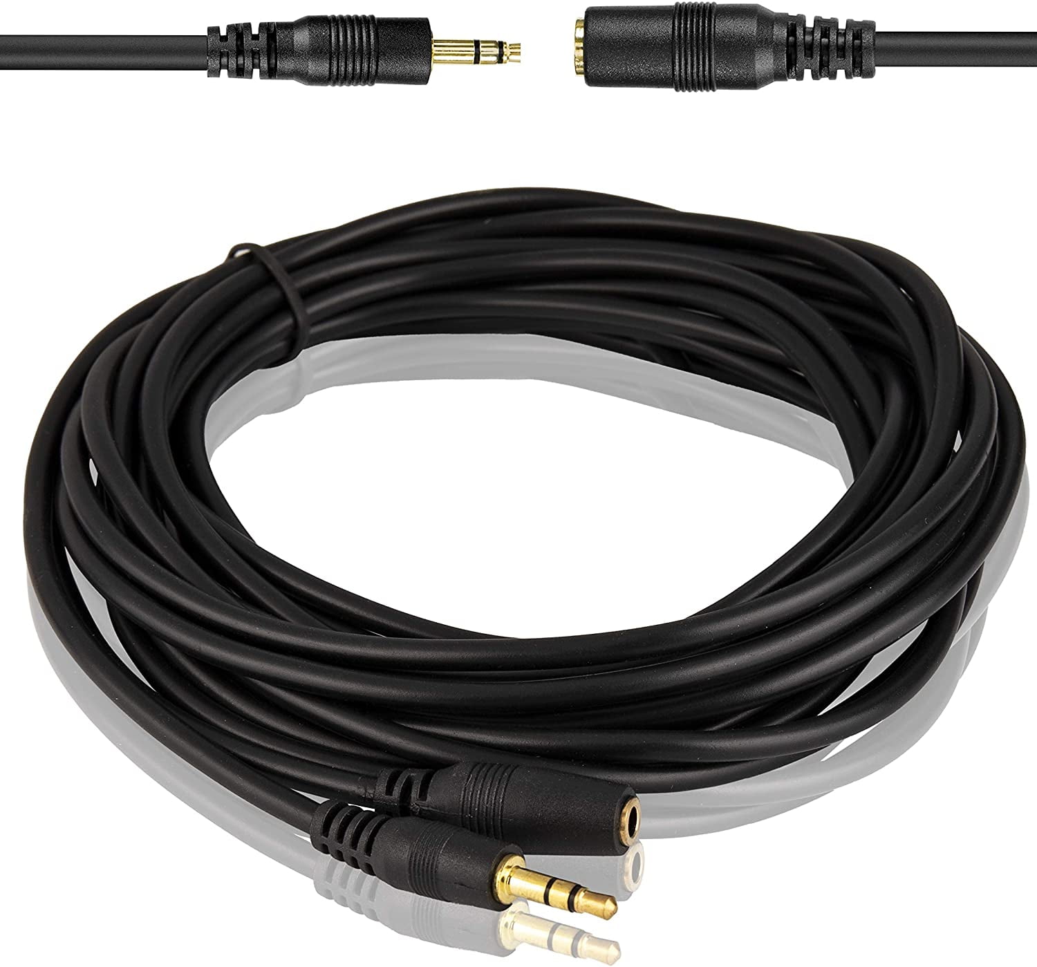Visland 10 Feet 3 5mm Jack Audio Stereo Earphone Extension Cable Cord ...