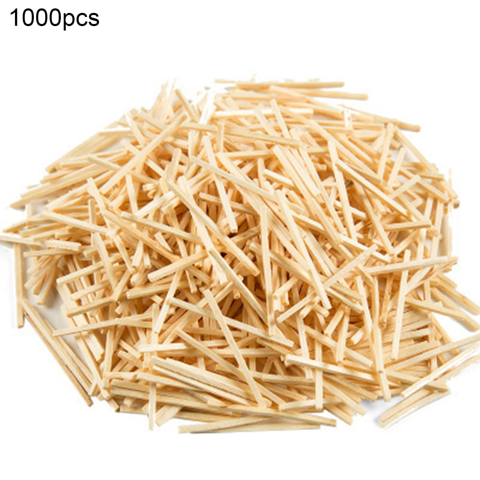 Visland Wooden Matchsticks, 1000pcs, DIY Crafts and Handcraft Supplies ...