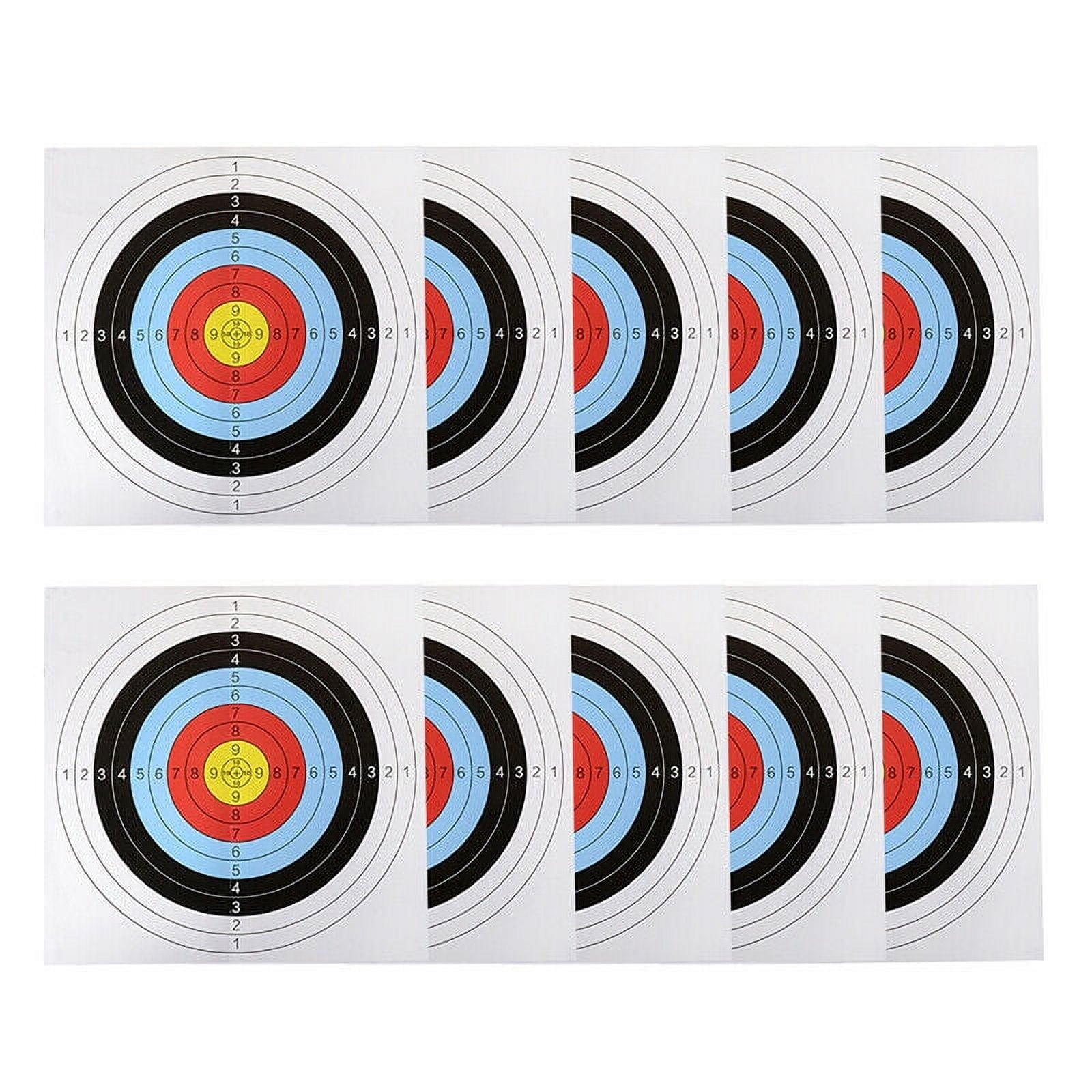 Visland 10PCS 40x40cm Shooting Target Paper Hunting Practice Archery ...