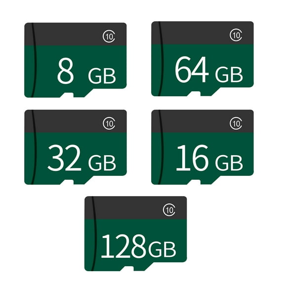 Visland 128 GB Micro SD Flash Memory Card, 5 Total Count - Walmart.com