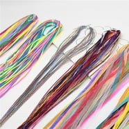 32 Pcs Colorful Hair Wrap String for Braids Trianu Hair Wrap Rope ...