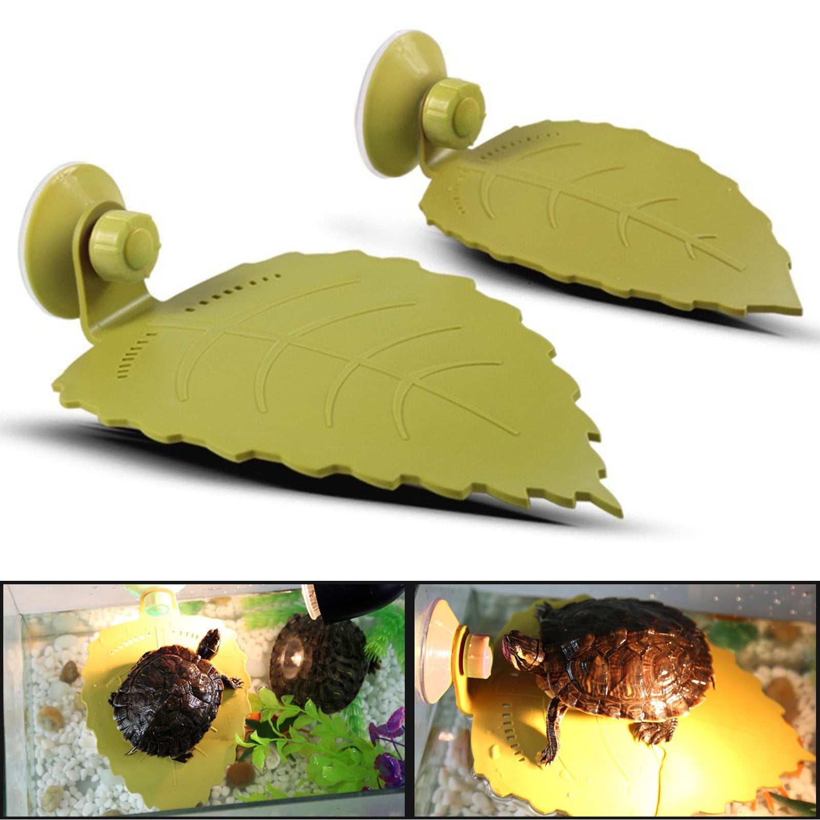 Visland 2Pcs Turtle Terrace Basking Platform Small or Amphibian Turtle ...