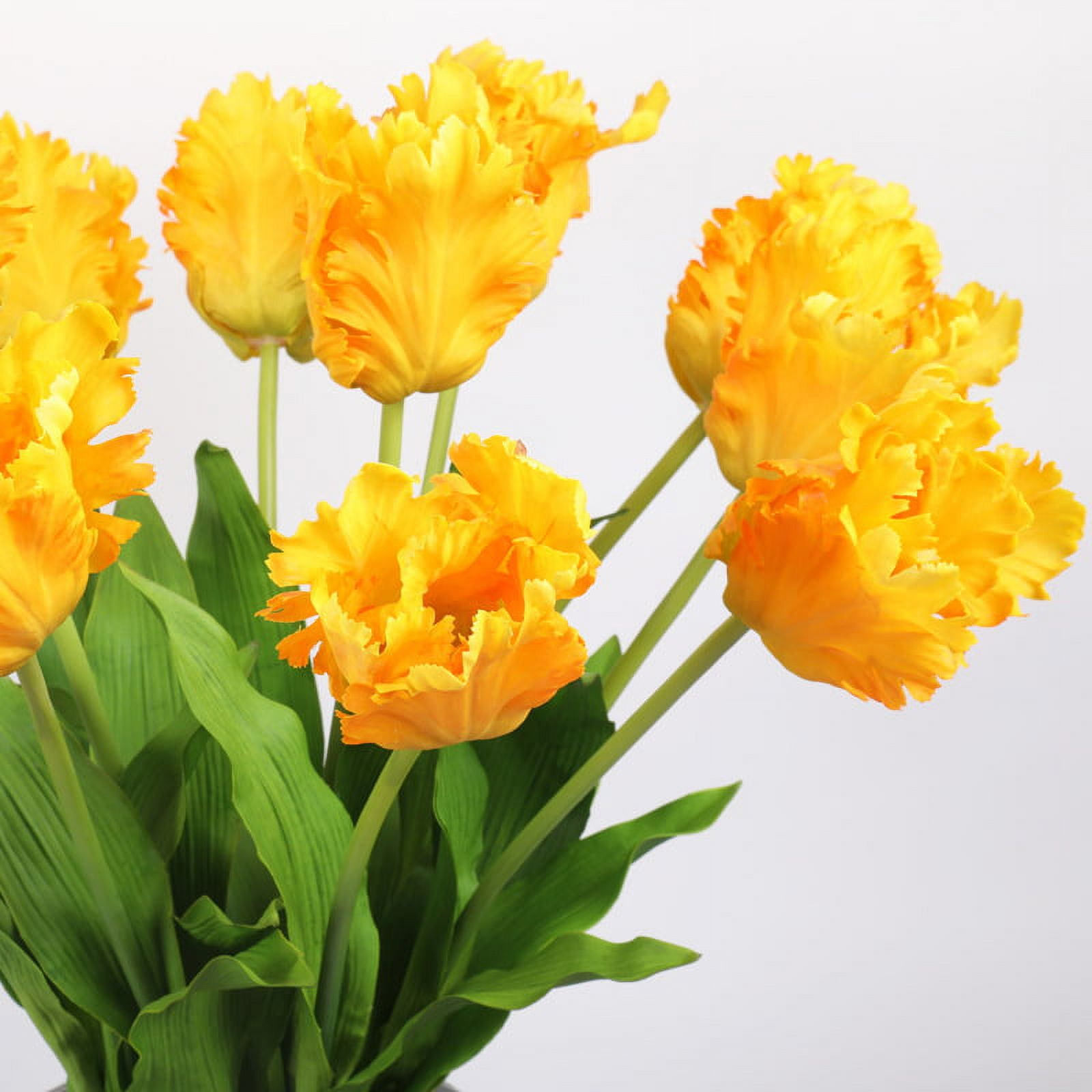 Visland 3PCS Artificial Tulips Flowers Fake Latex Tulip Stems - Real ...