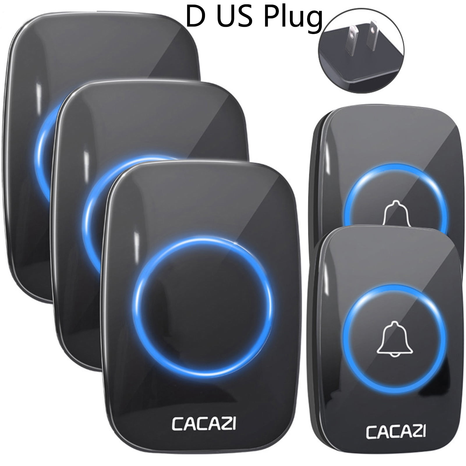 Visland A10 Wireless Doorbell 60 Chime Anti-interference Stable Signal ...