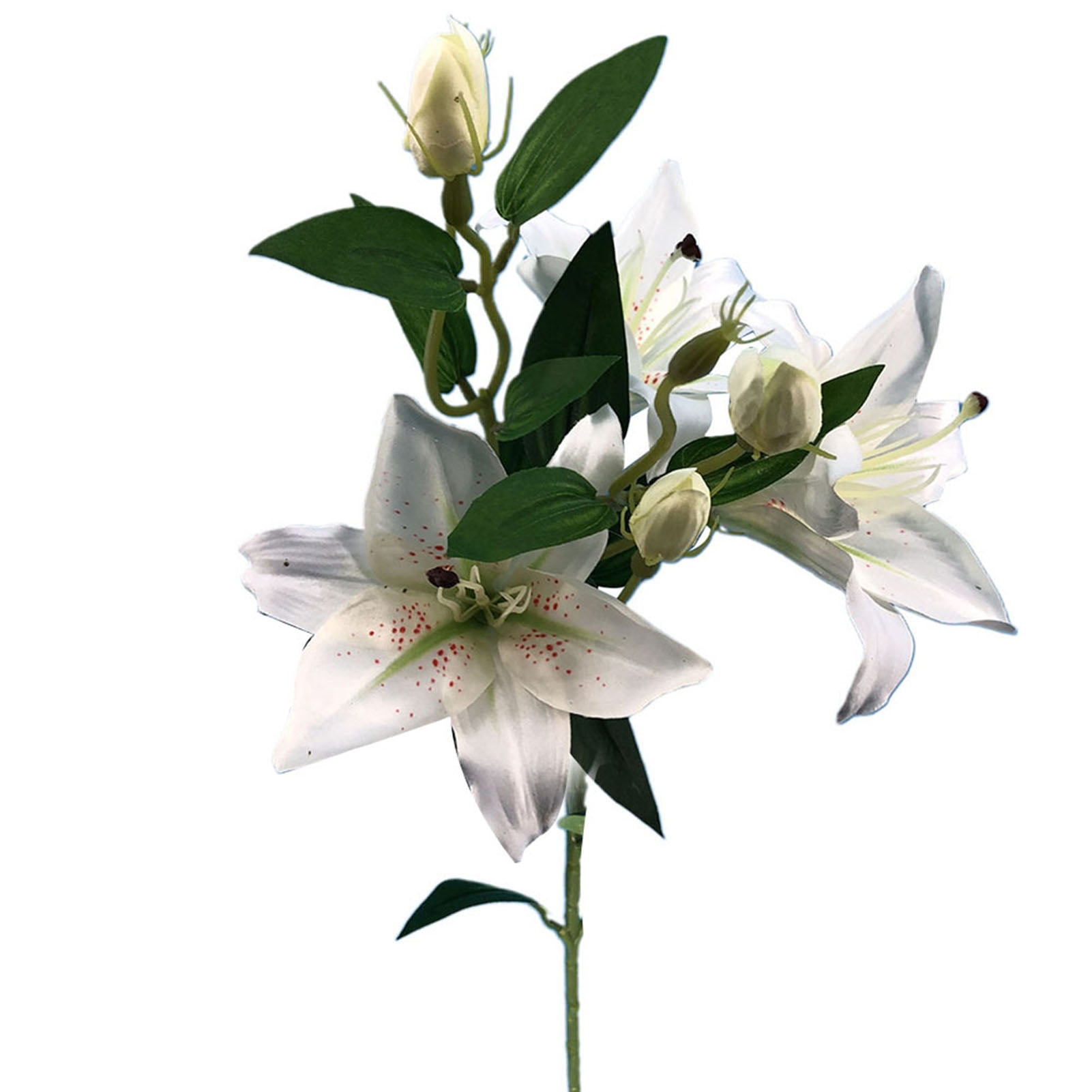 Visland Artificial Lily - Natural Silk Flowers For Bridal Bouquet, Home ...