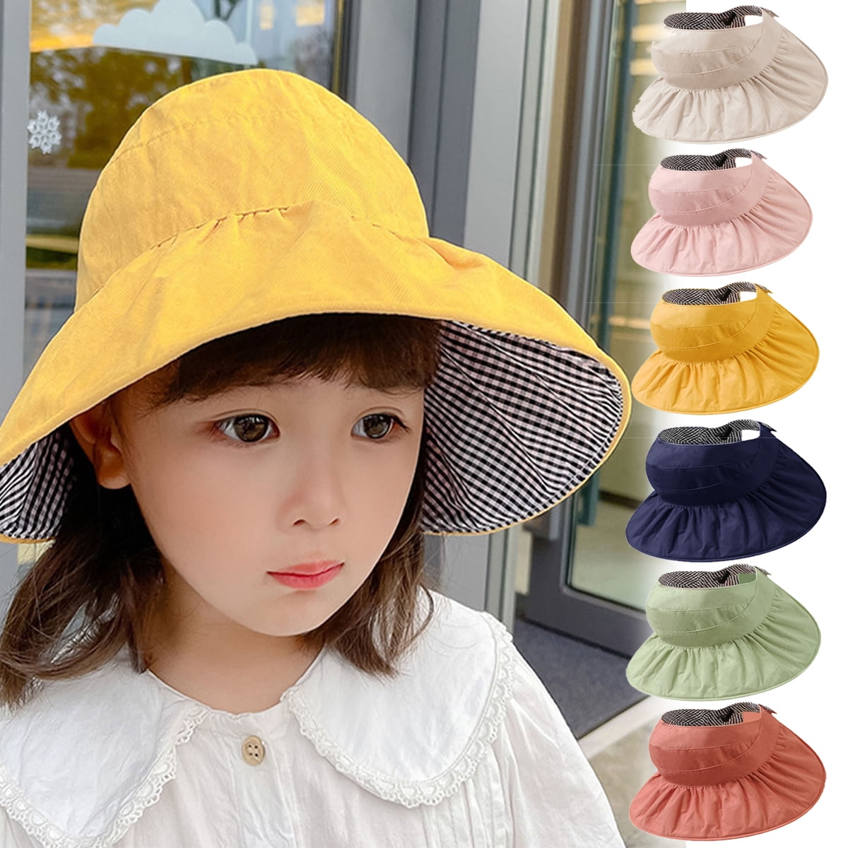 Visland Baby Sun Hat UPF 50+ Sun Protective Toddler Bucket Hat Summer ...