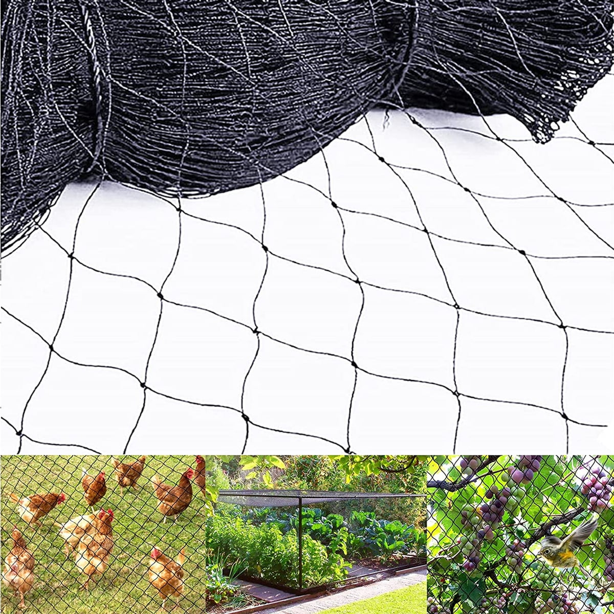 Visland Bird Netting Garden Netting for Bird Plants Vegetables Tree ...