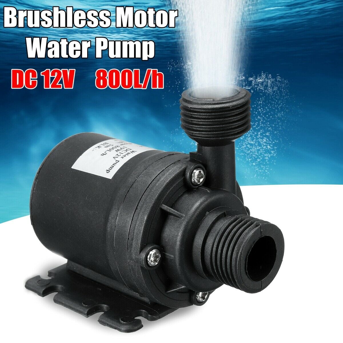 Visland Brushless Water Pump Centrifugal Submersible Pump 800L/H for ...