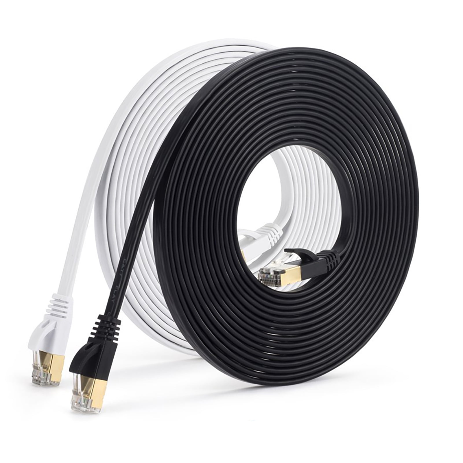 Visland Cat 7 Ethernet Cable Cat7 High Speed Flat Gigabit RJ45 LAN ...