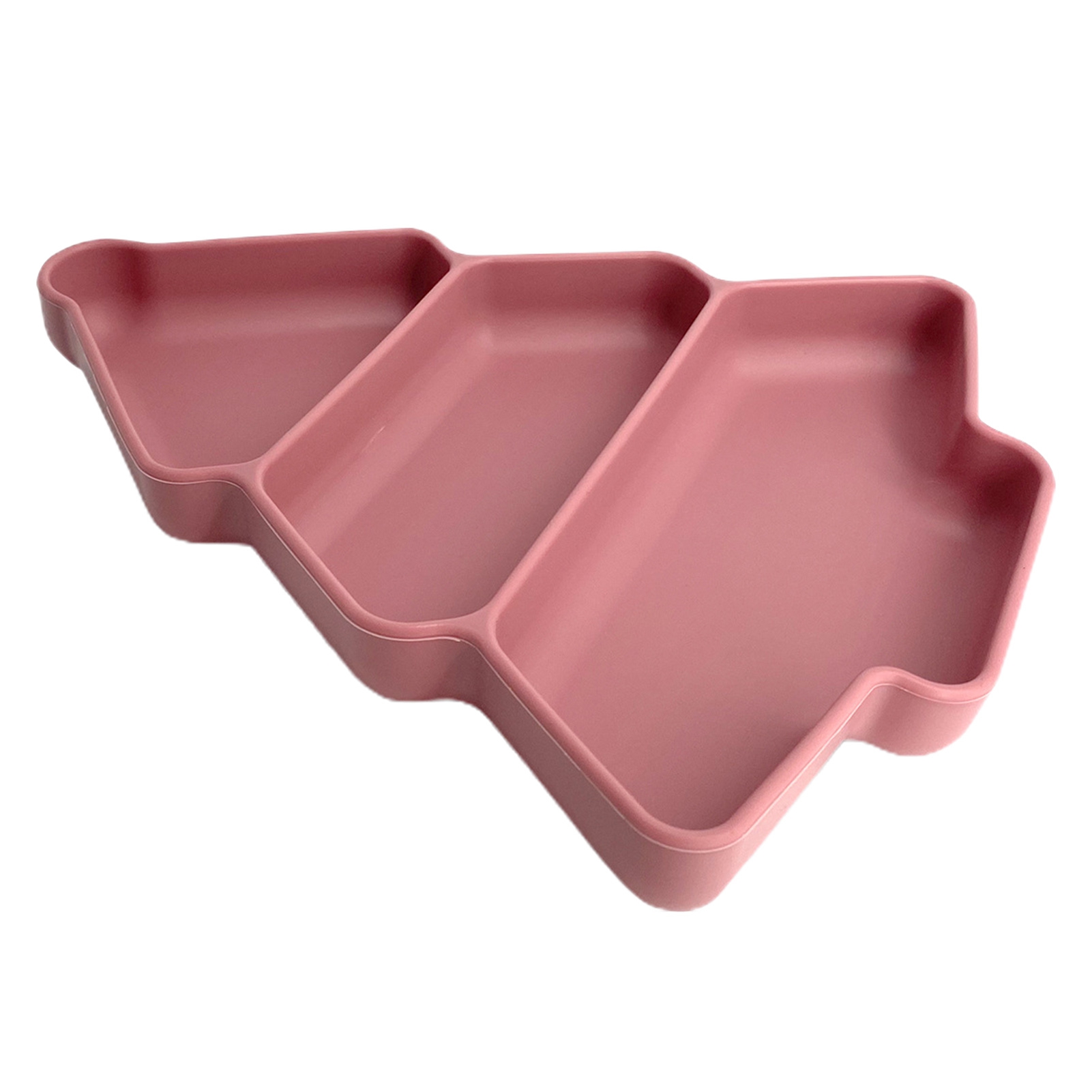 Visland Children Tableware Suction Cup Design Christmas Tree Shape Self ...