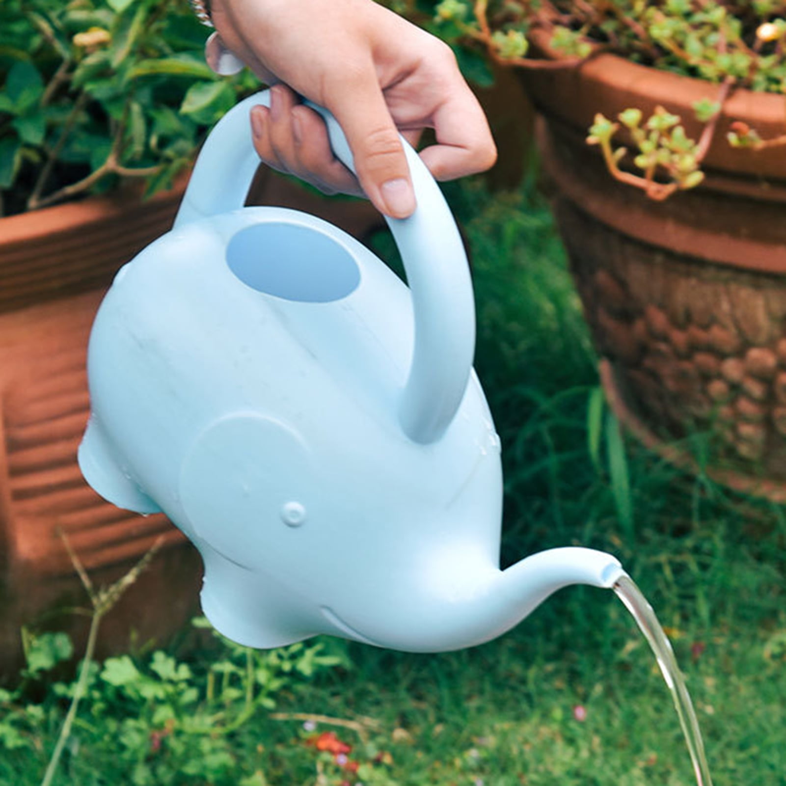 Visland Cute Watering Cans, Novelty Designed Plastic Plants Watering ...