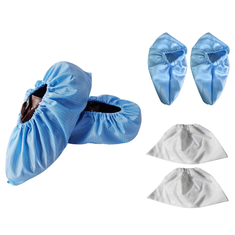 Visland Disposable Shoe Covers, Non-woven Fabric Elastic Washable ...