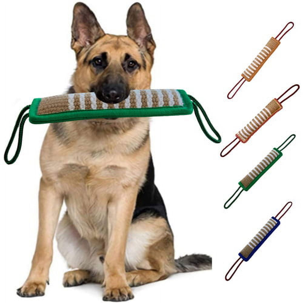 Visland Dog Tug Toy Chew Toy, Pillow Jute Bite Resistant Aggressive ...